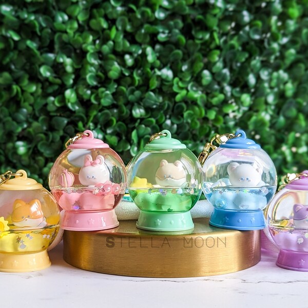 Liquid Keychain - Etsy