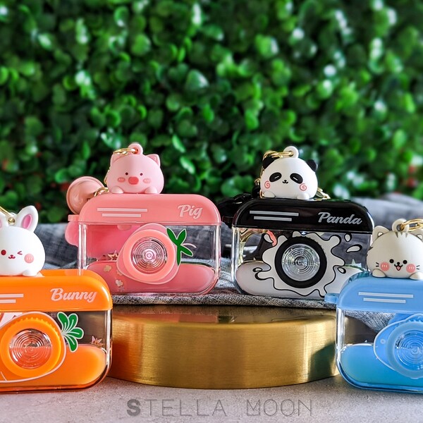 Camera Keychain - Etsy