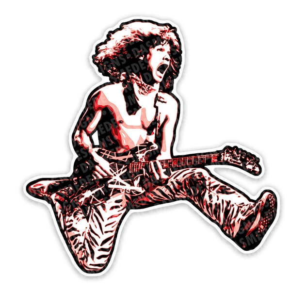 Eddie van halen bumper sticker - Etsy Nederland
