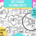 80's Themed Printable Coloring Sheets, Enjoy 80's Nostalgia Colouring ...