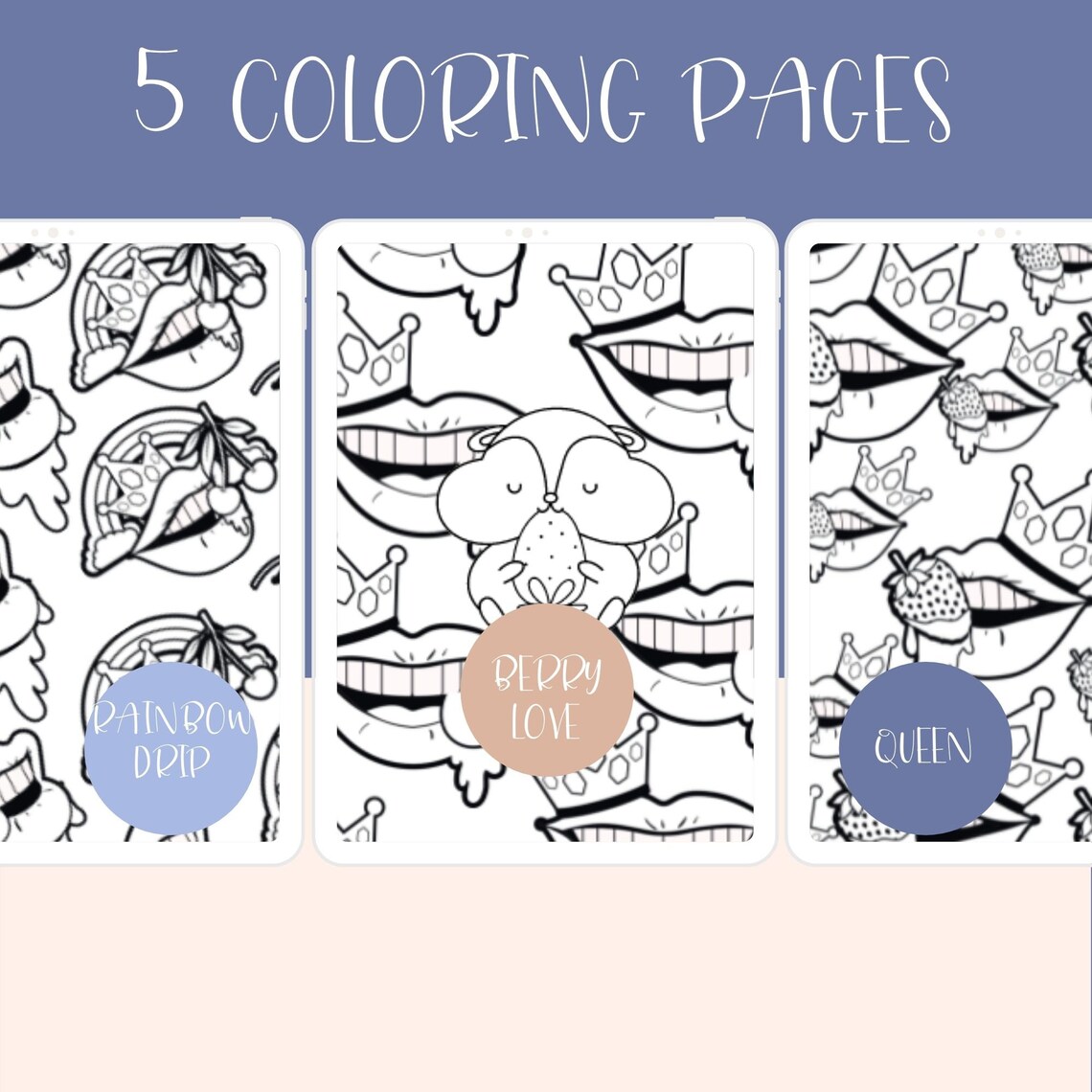 Coloring Sheets Printable Colouring Book Pop Art Colouring - Etsy