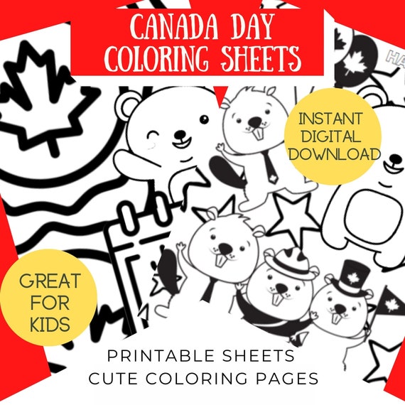 Canada Day Coloring Pages To Print