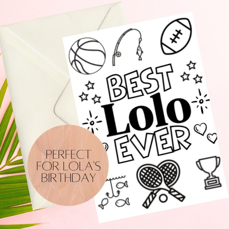 Birthday Card for Lolo Filipino Grandpa Printable Tagalog - Etsy