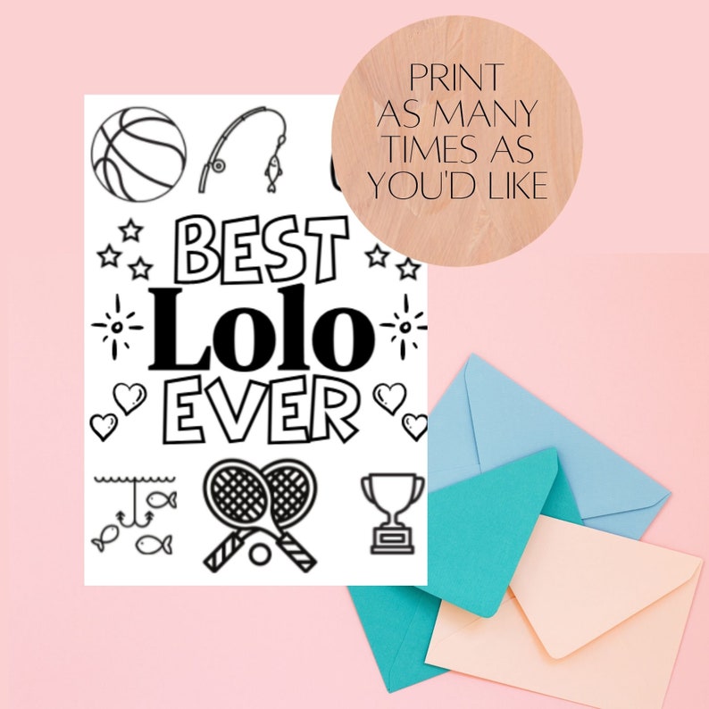 Birthday Card for Lolo Filipino Grandpa Printable Tagalog - Etsy