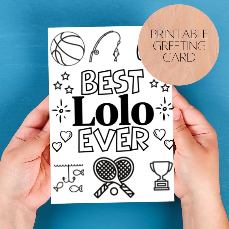 Birthday Card for Lolo Filipino Grandpa Printable Tagalog - Etsy