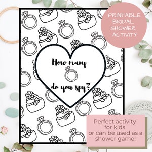 Bridal Shower Coloring Sheets Printable Instant Download, Bridal Shower ...
