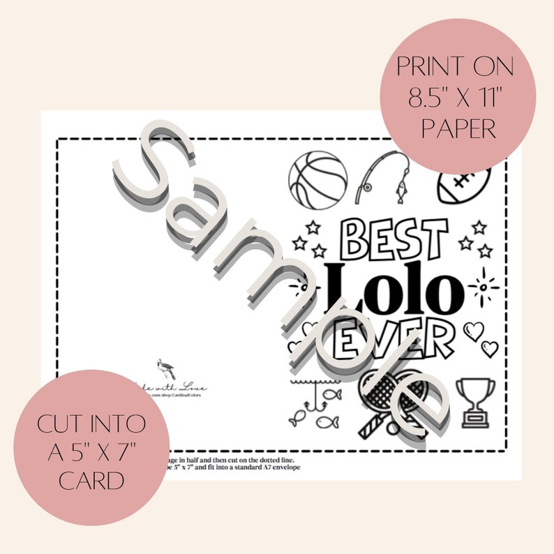 Birthday Card for Lolo Filipino Grandpa Printable Tagalog - Etsy