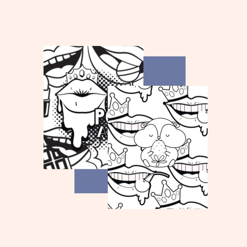 Coloring Sheets Printable Colouring Book Pop Art Colouring - Etsy