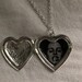Love Heart Locket Chain Necklace - Etsy