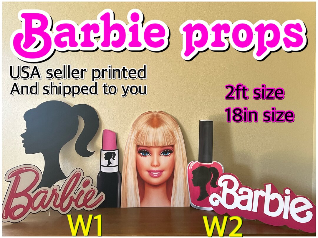 1 barbie Standee Party Prop Barbie Party Barbie - Etsy