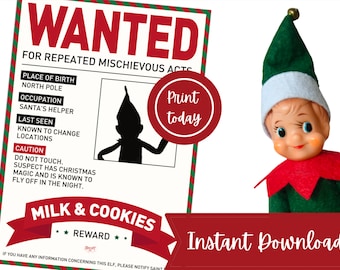 Missing Elf Poster - Etsy