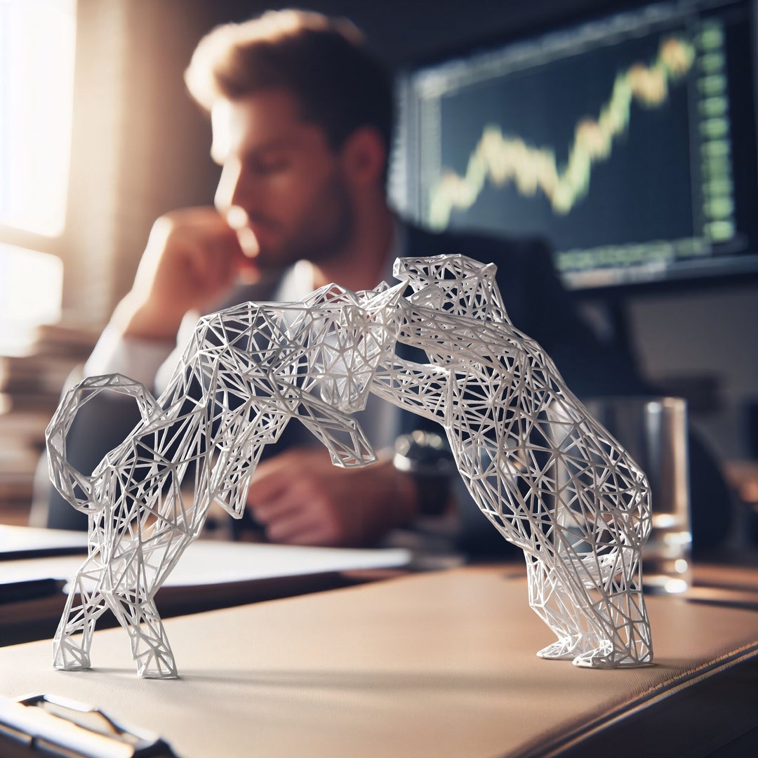 Bull and Bear Statue, Bull and Bear Market, Stock Market Bull and Bear ...