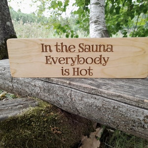 Sauna Sign - Etsy