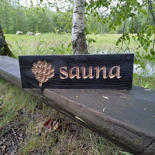 Sauna Sign - Etsy