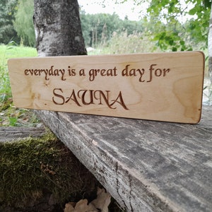 Sauna Sign - Etsy