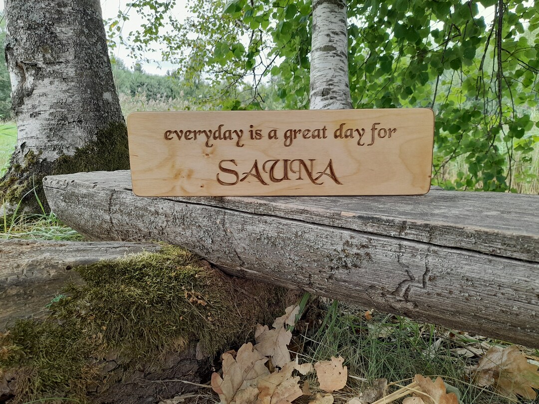 Sauna Sign - Etsy