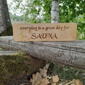 Sauna Sign - Etsy