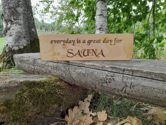 Sauna Sign - Etsy