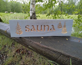 Sauna Sign - Etsy