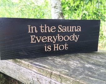 Sauna Sign - Etsy