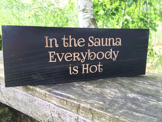 Sauna Sign - Etsy