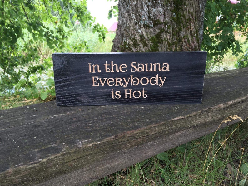 Sauna Sign - Etsy