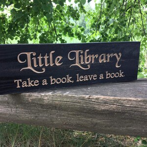 Little Library Sign - Etsy