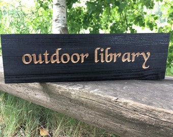 Outdoor Library - Etsy