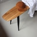KOYORI Entryway Bench, Solid Oak, Handcrafted, Bionic Minimalist Design ...