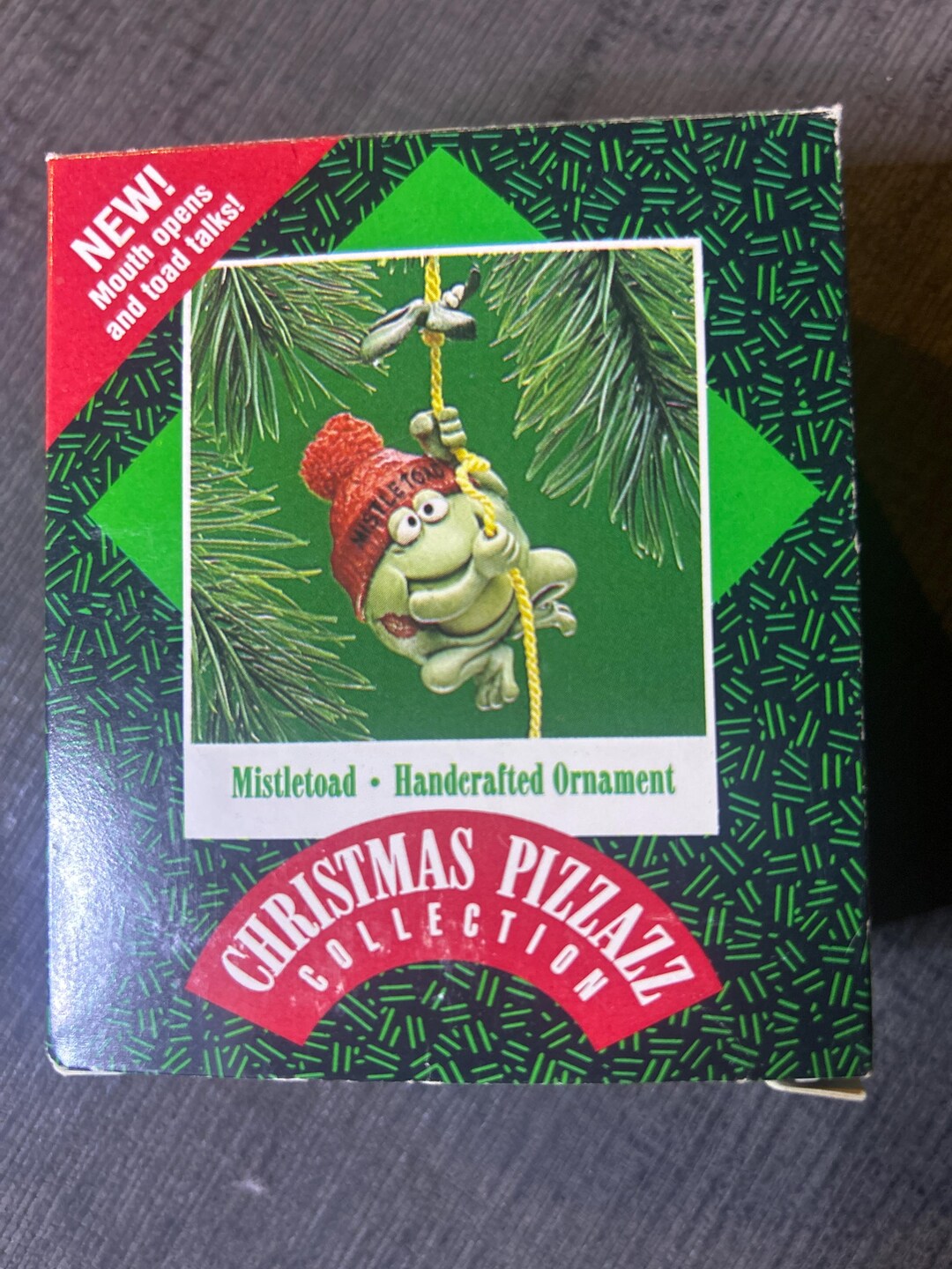 Hallmark “mistletoad” With Box 1987 (pizzazz) Collection - Etsy