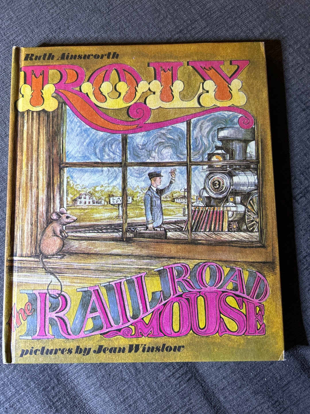 Roly the Railroad Mouse by Ruth Ainsworth (weekly Reader) HC - Etsy