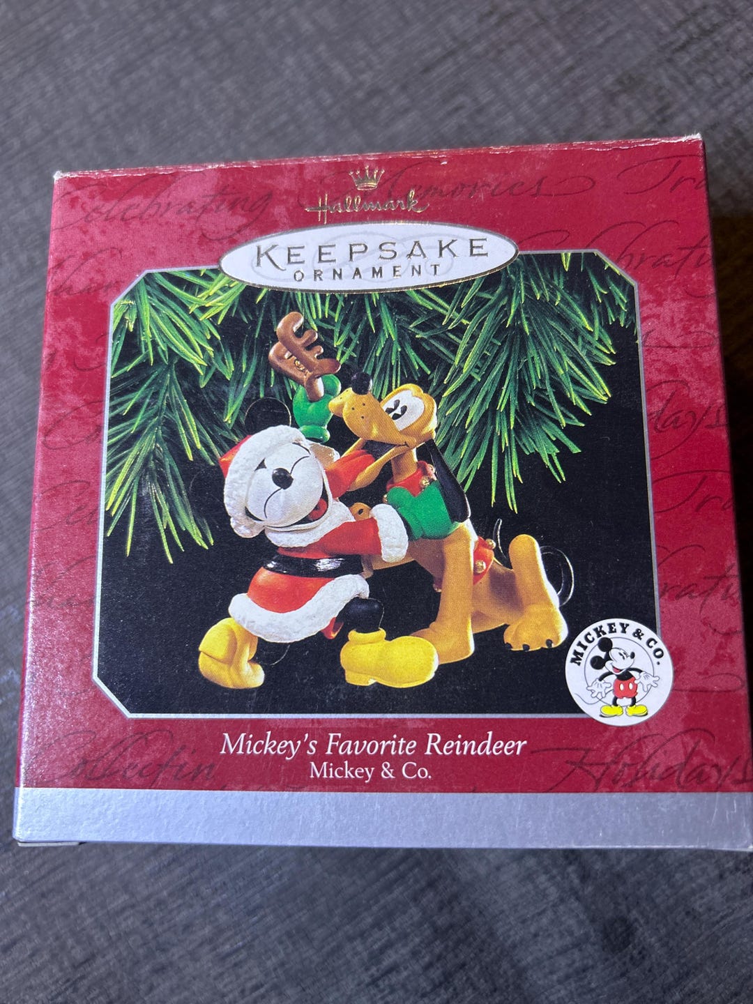 1998 Hallmark Disney mickeys Favorite Reindeer NIB Mickey Mouse - Etsy