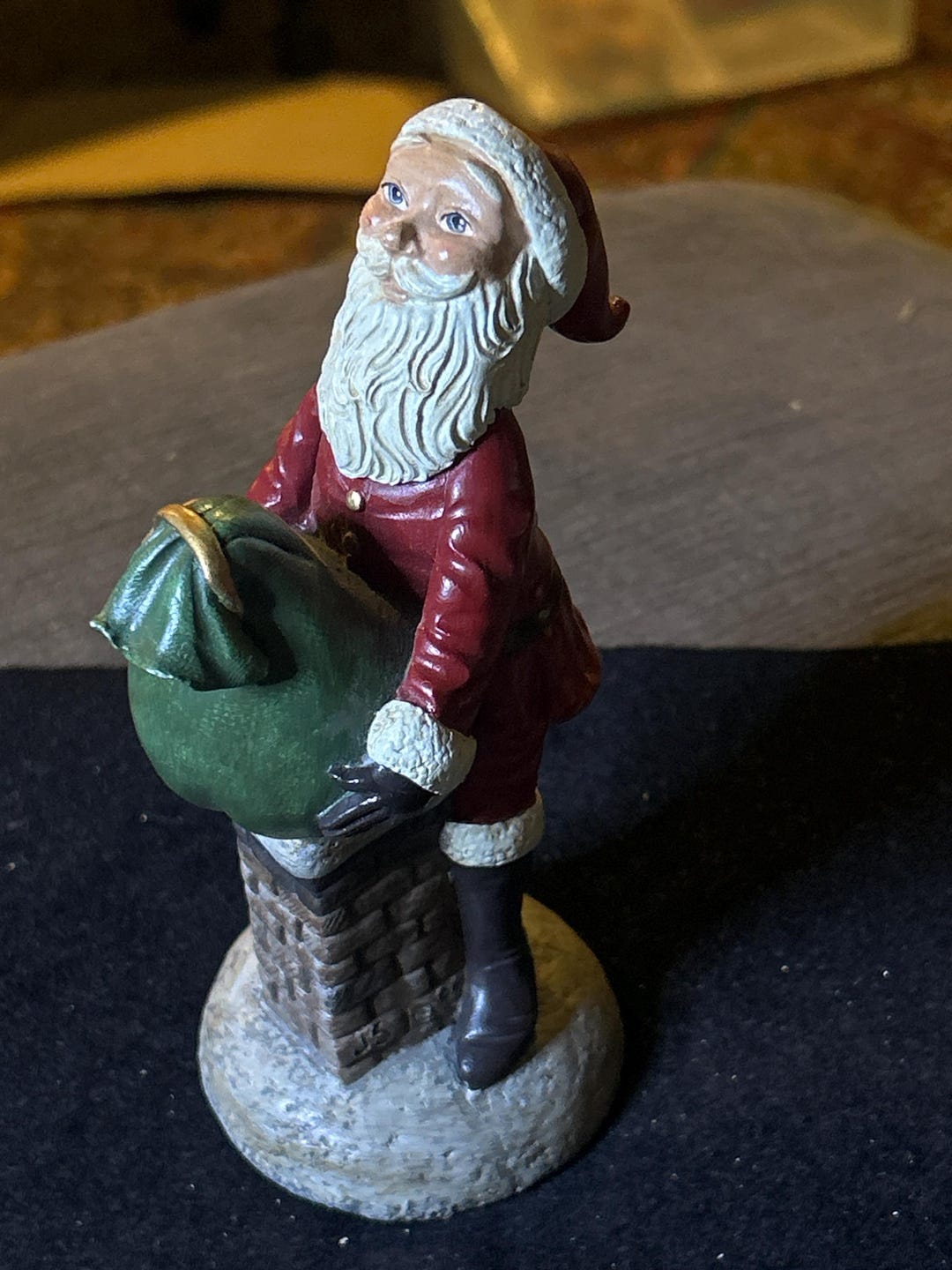1992 Jim Shore “chimney Santa” Numbered (resin) - Etsy