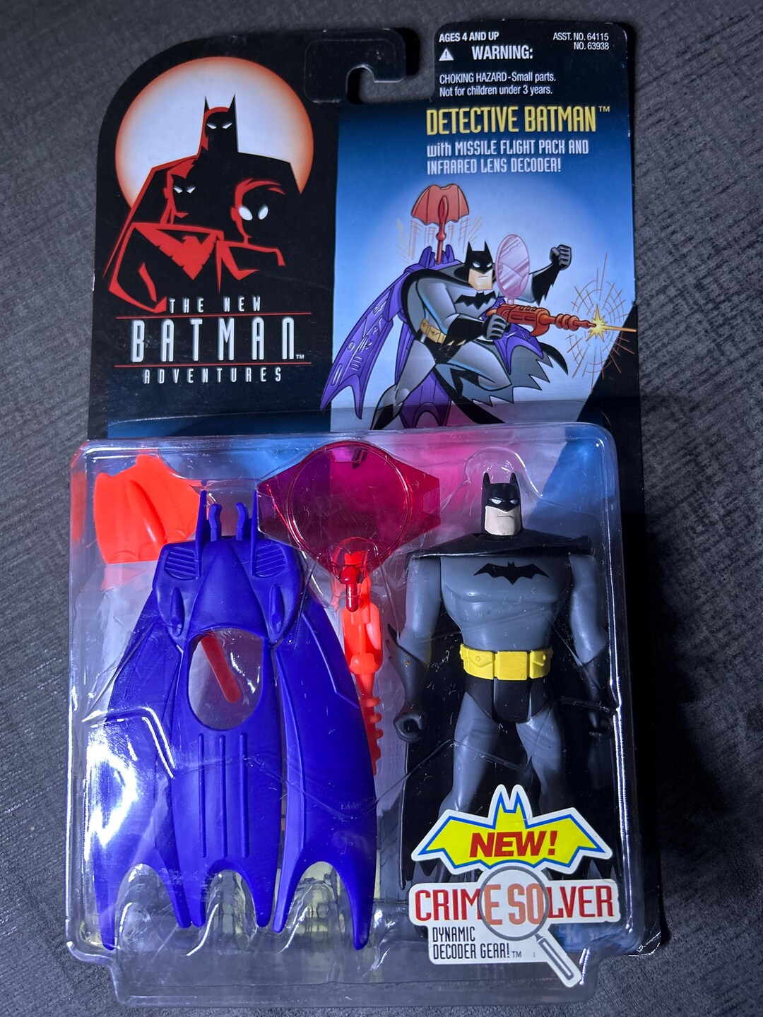 The New Batman “detective Batman With Missile Flight Pack” (1998 Kenner ...