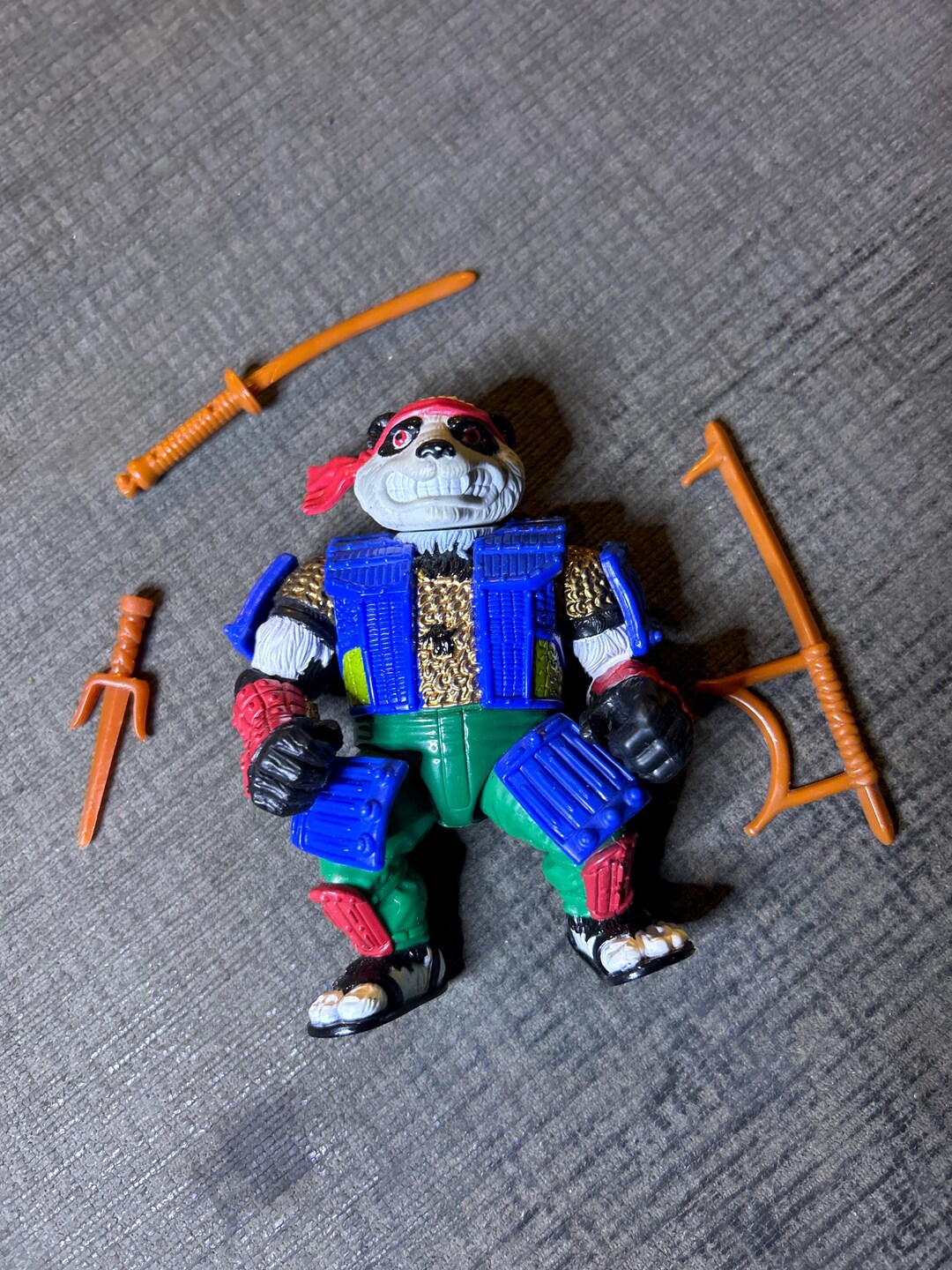 TMNT Figure panda Khan loose Playmates Teenage Mutant Ninja Turtles ...