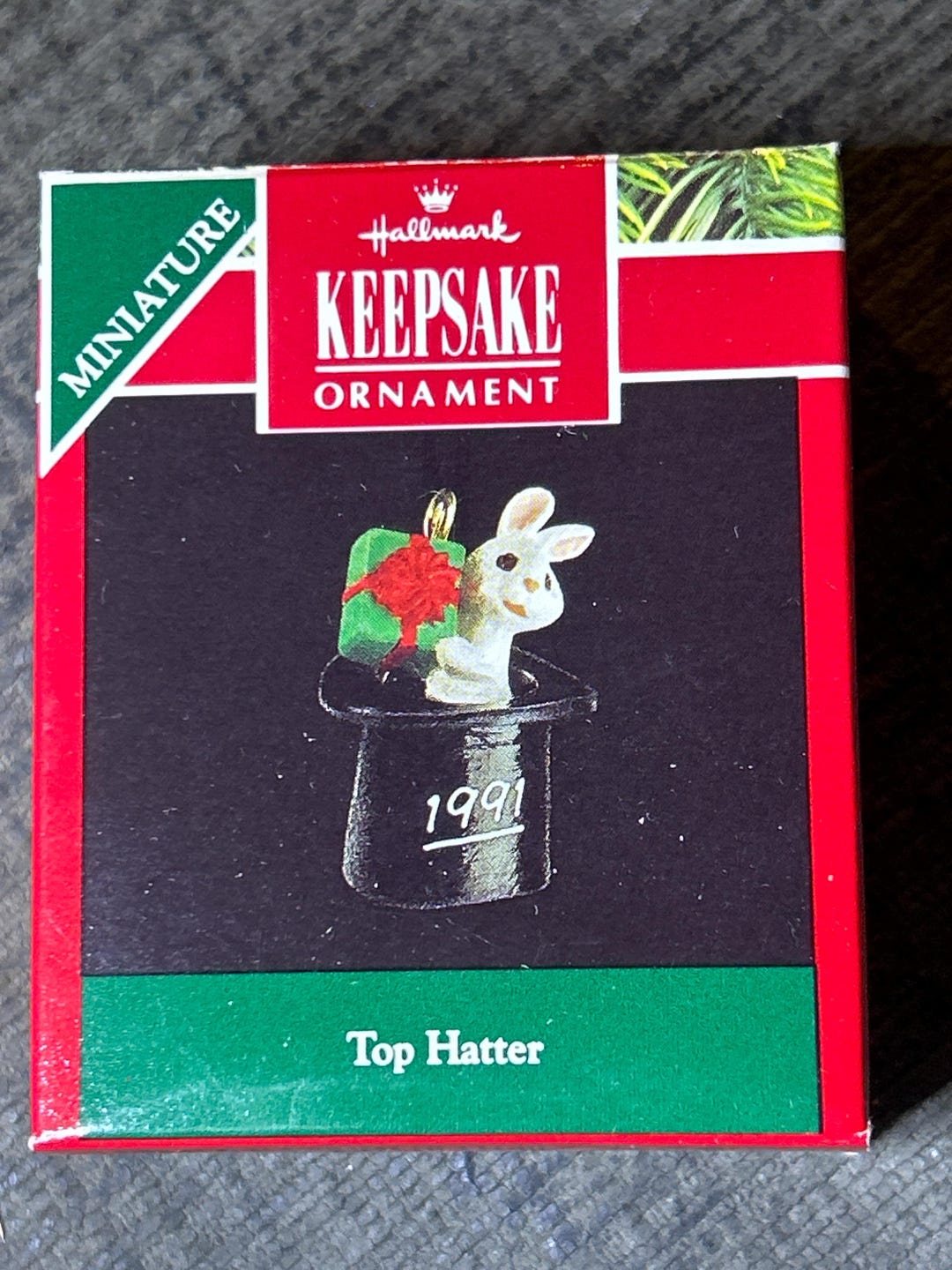 Hallmark “top Hatter” Miniature Ornament NIB - Etsy