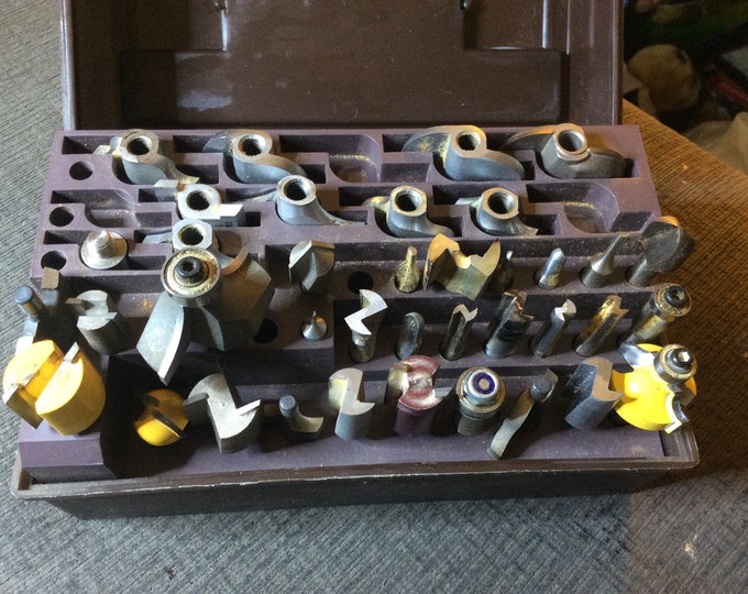 Craftsman Router Bit Set 9-25488 With 37 Bits - Etsy
