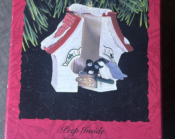 1993 Hallmark “peep Inside” Bird House New in Box - Etsy