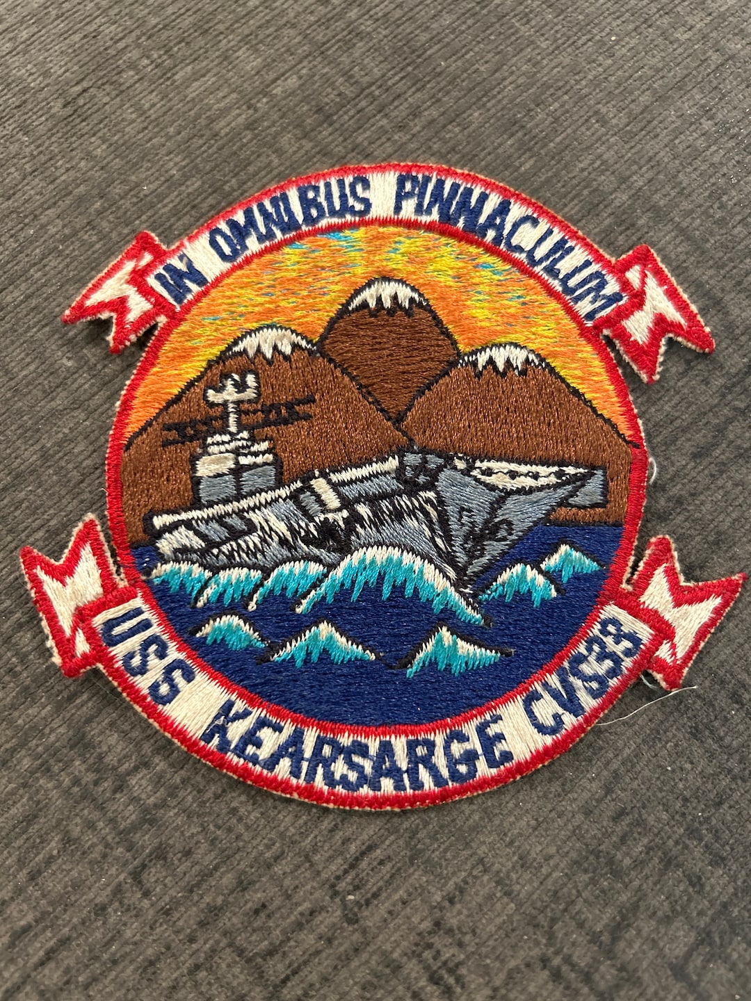 U.S.S. Kearsarge Patch “in Omnibus Pinnaculum” - Etsy