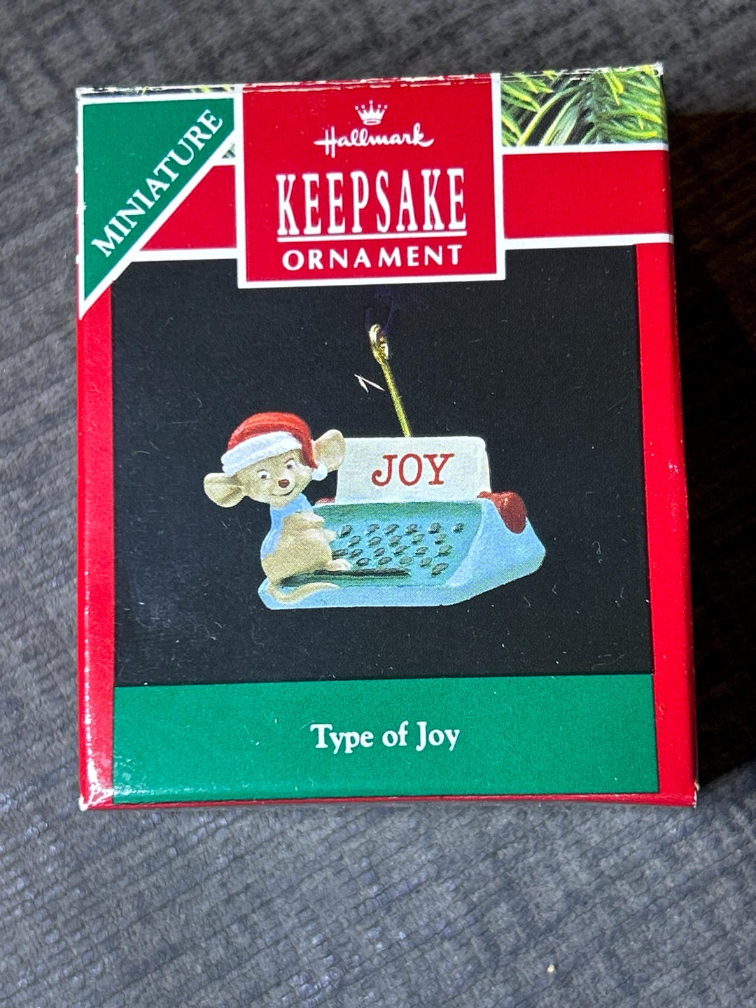 Hallmark “type of Joy” Miniature Ornament NIB - Etsy