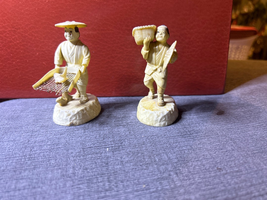 2 Japanese Celluloid Miniature Figurines (1950’s) - Etsy