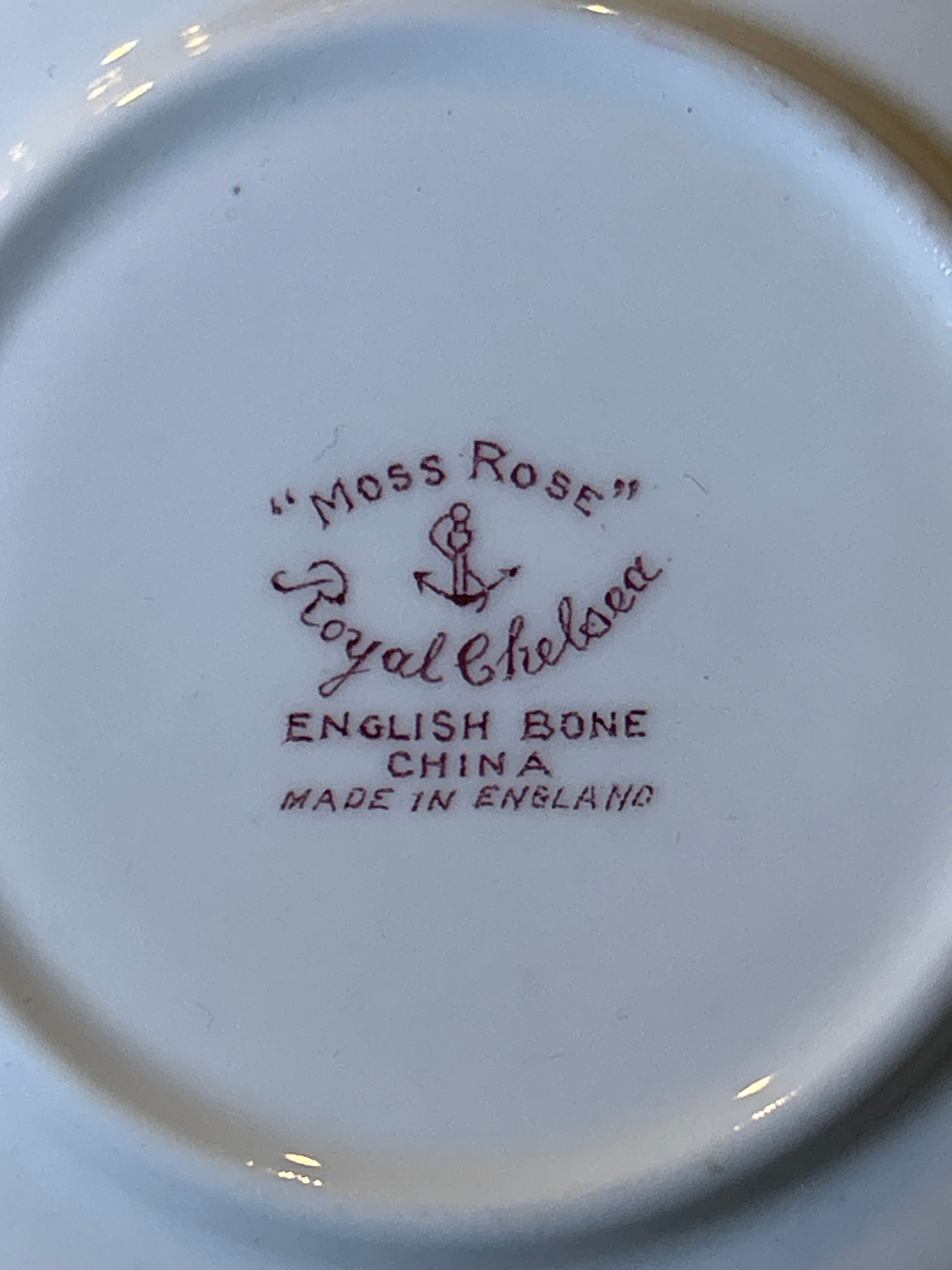 Royal Chelsea “moss Rose” Demitasse Cup and Saucer - Etsy
