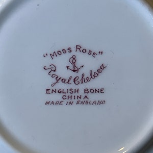 Royal Chelsea “moss Rose” Demitasse Cup and Saucer - Etsy