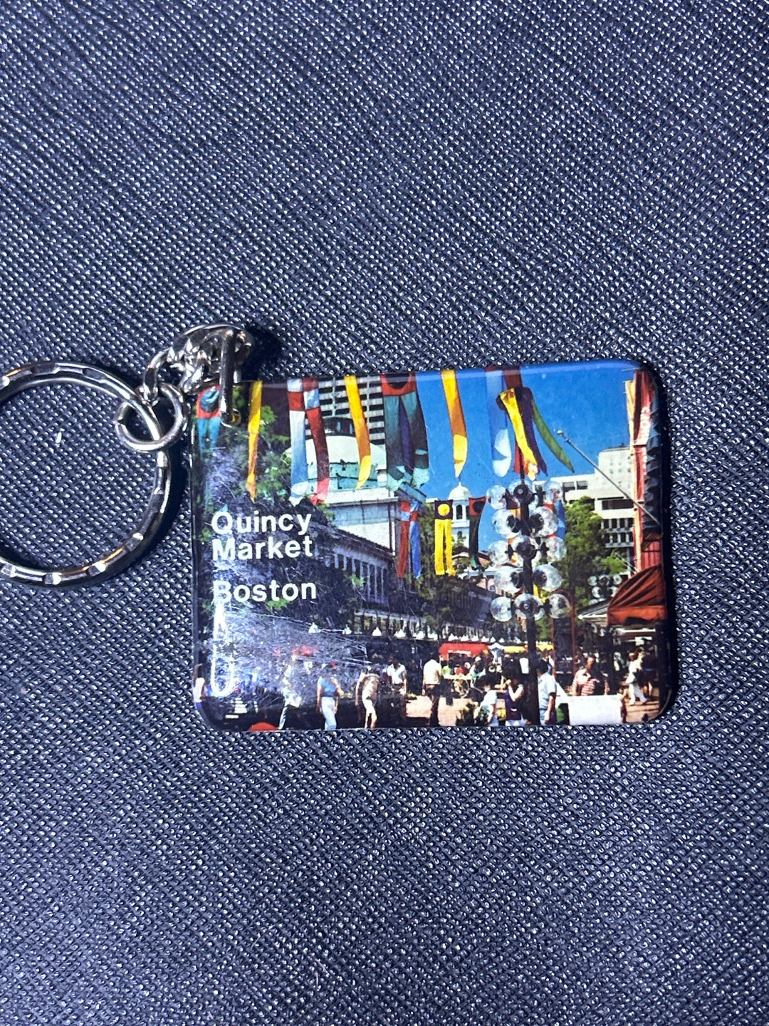 Boston/quincy Market (plastic Keychain) Vintage - Etsy