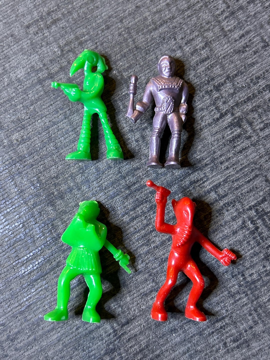 Lido Toys “captain Video Figures” 1950’s Small Plastic Toys (4 Toys ...