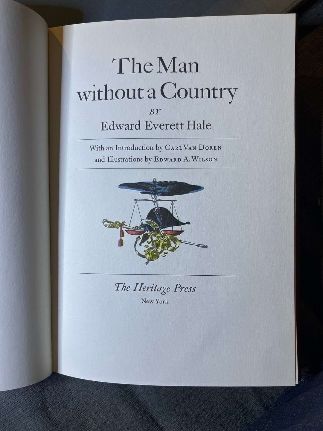Edward Everett Hale “man Without a Country” Heritage Press-slipcase - Etsy