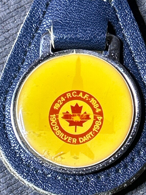 1984 Royal Canadian Air Force Key Chain (Leather) - Gem