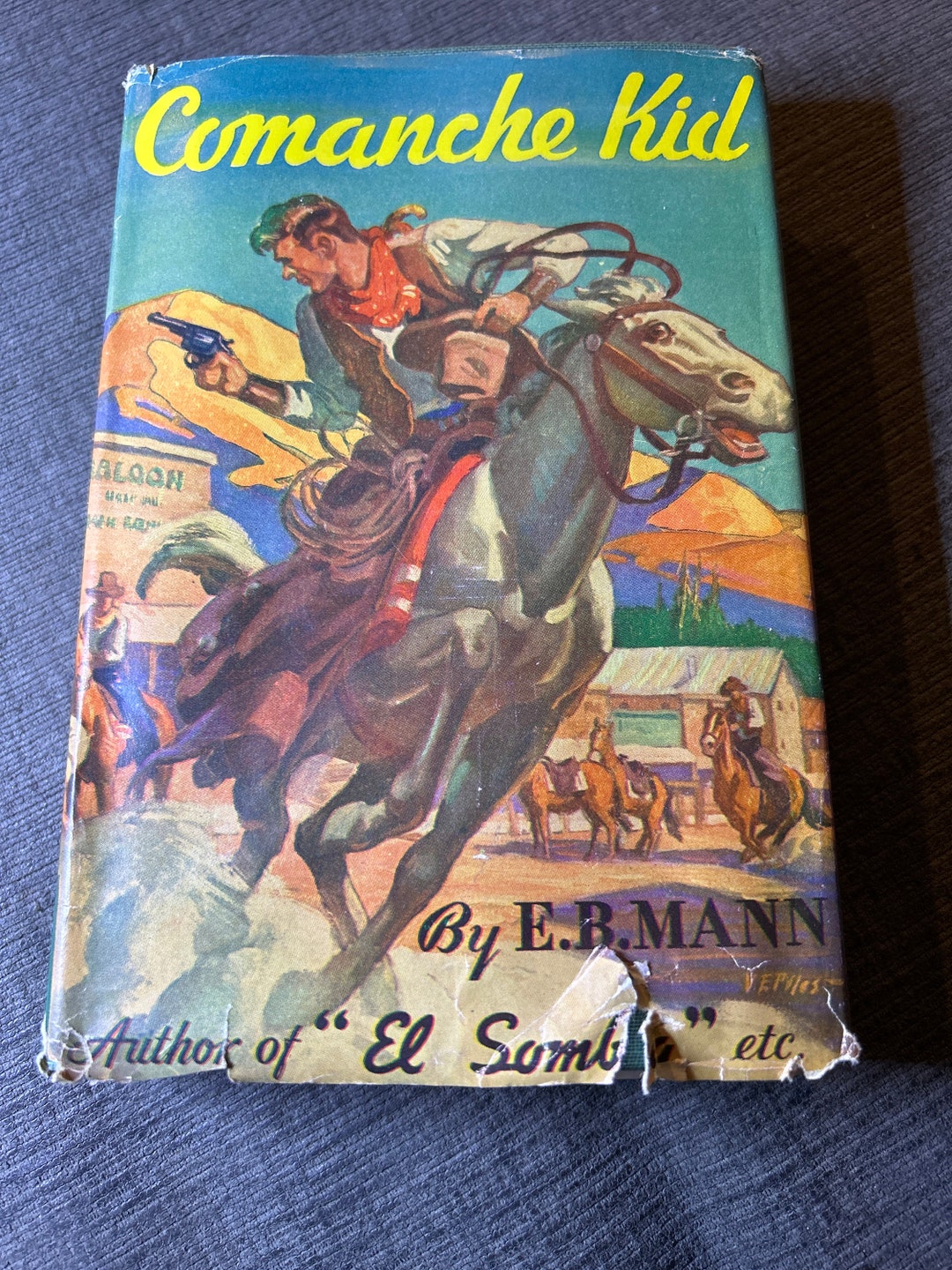 Comanche Kid by E.B. Mann 1944-HC-DJ - Etsy