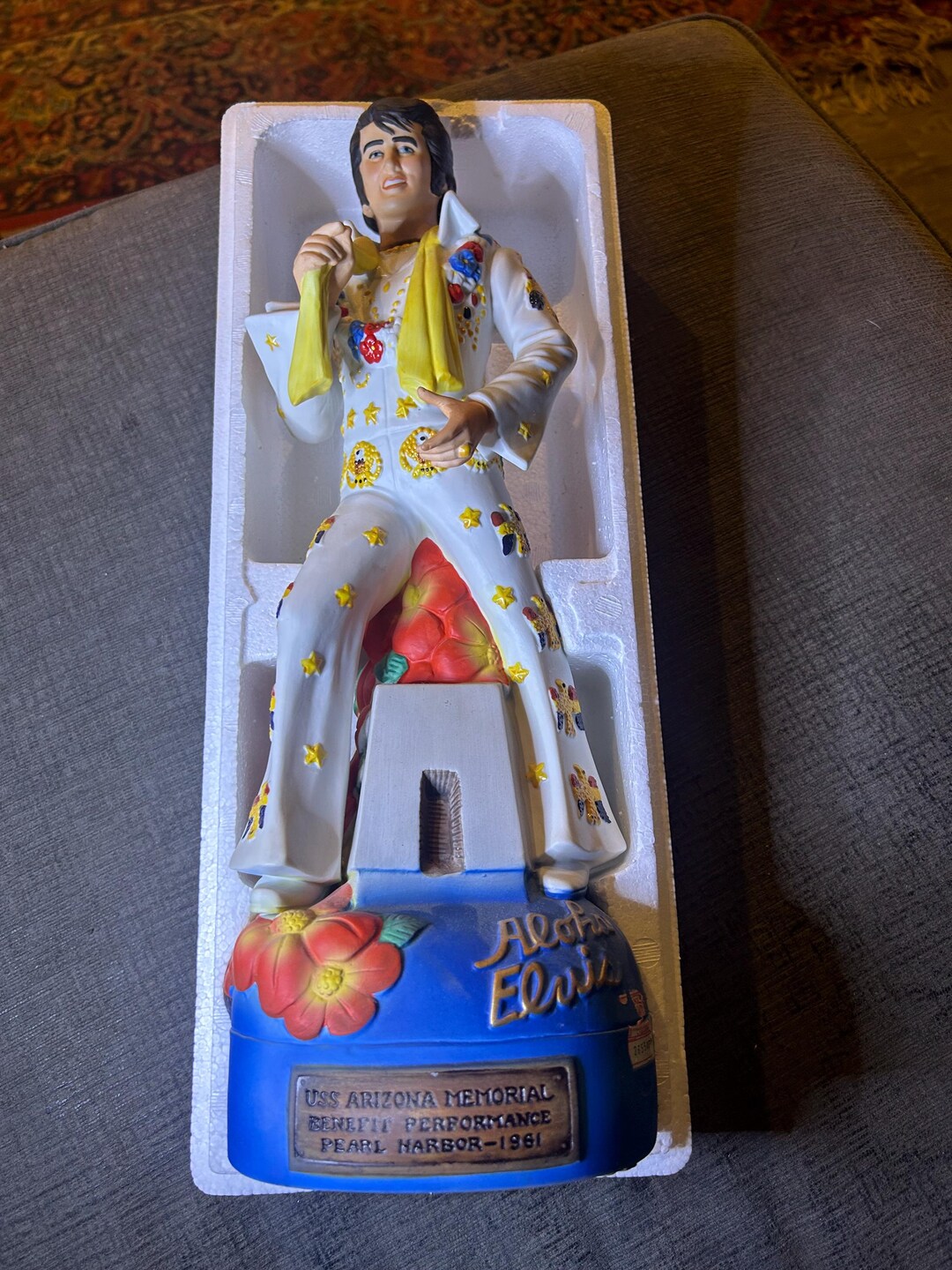 Aloha Elvis “mccormick Porcelain” With Box “empty” for All 3 Elvis ...