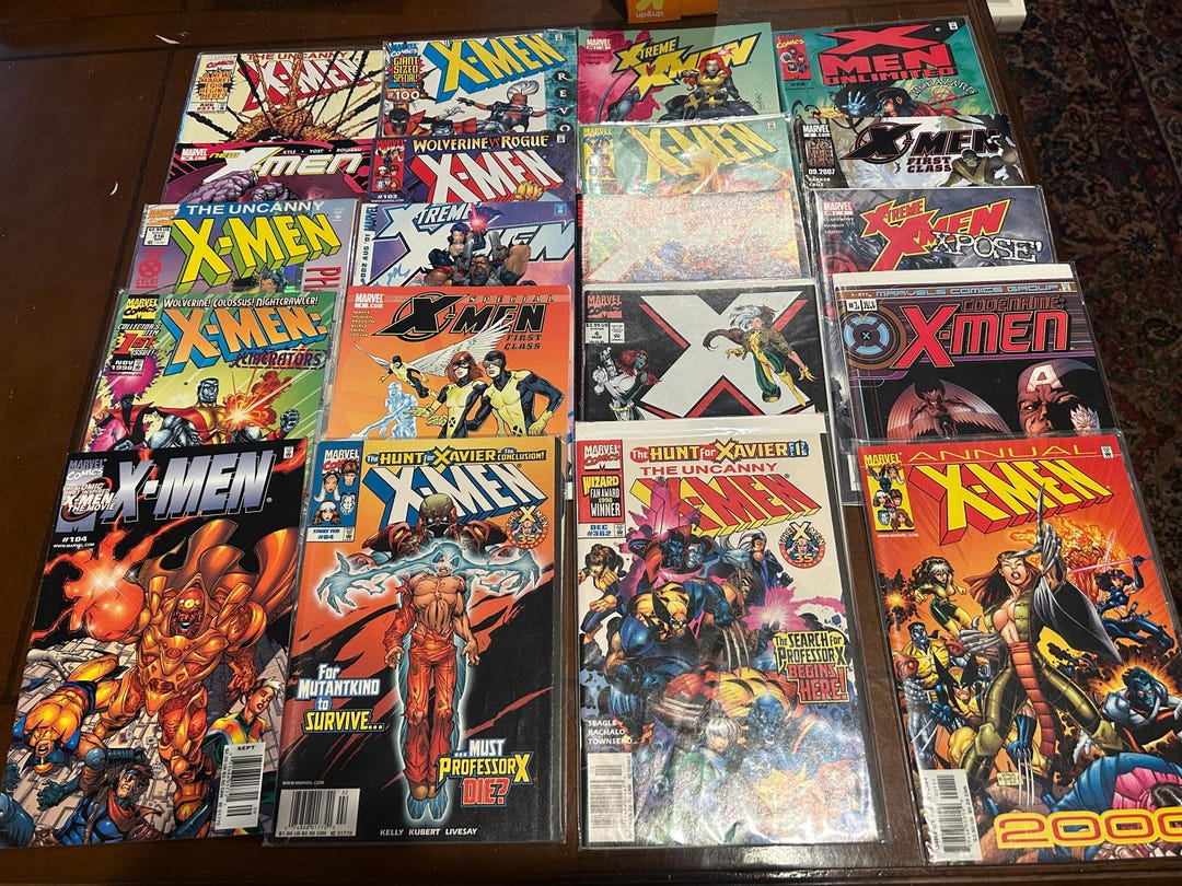 20 Marvel “x-men” Comics (high Grade) - Etsy